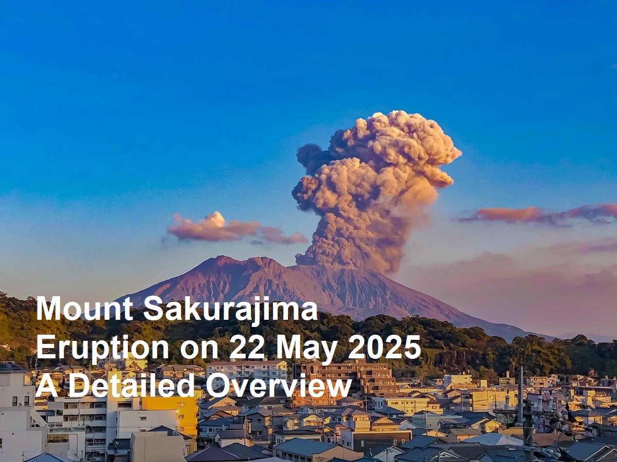 Mount Sakurajima Eruption on 22 May 2025: A Detailed Overview - klxnews